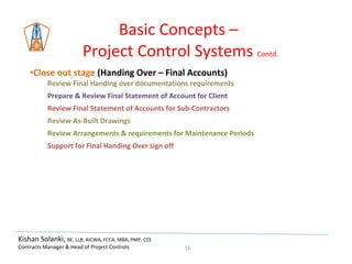 Project Control- Overview Presentation Tafseer | PPT