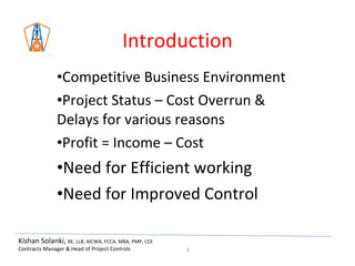 Project Control- Overview Presentation Tafseer | PPT