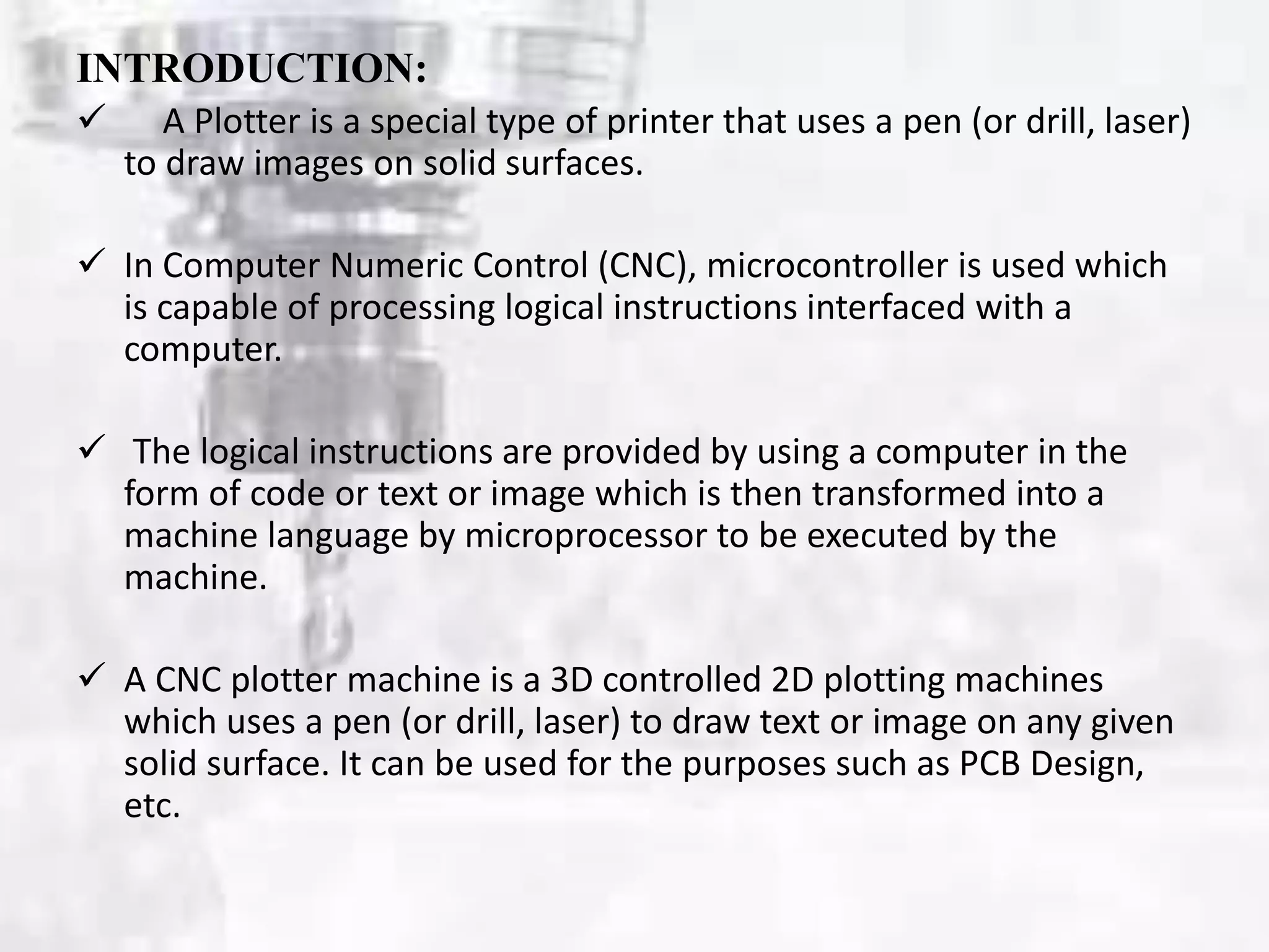 Design And Implementation Of Pcb Laying Using Cnc Machine Controlling