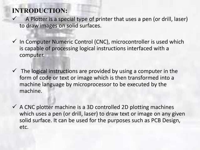 Design and implementation of pcb laying using CNC machine controlling with wireless ...