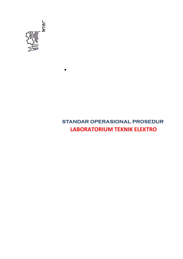 Standar Operasional Prosedur Laboratorium/Bengkel/Workshop Teknik ...