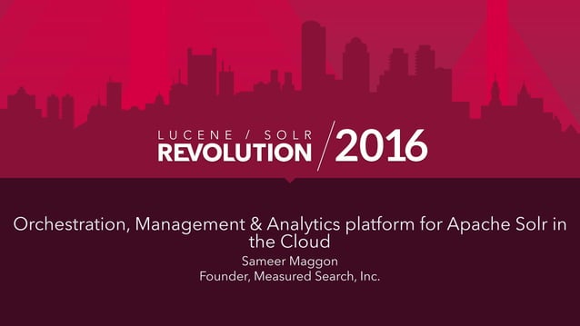 Behind the Scenes of Multi-Cloud Solr-as-a-Service | PDF | Cloud ...