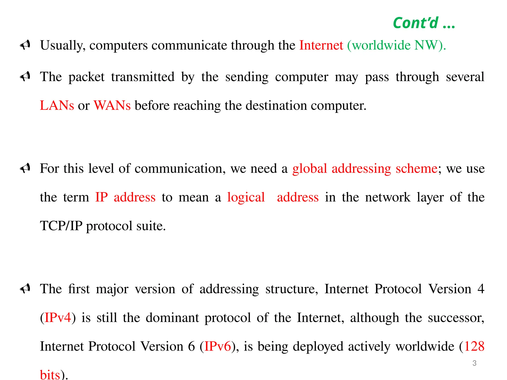 Chapter_5, Internet Protocol and IP addressing | PPTX