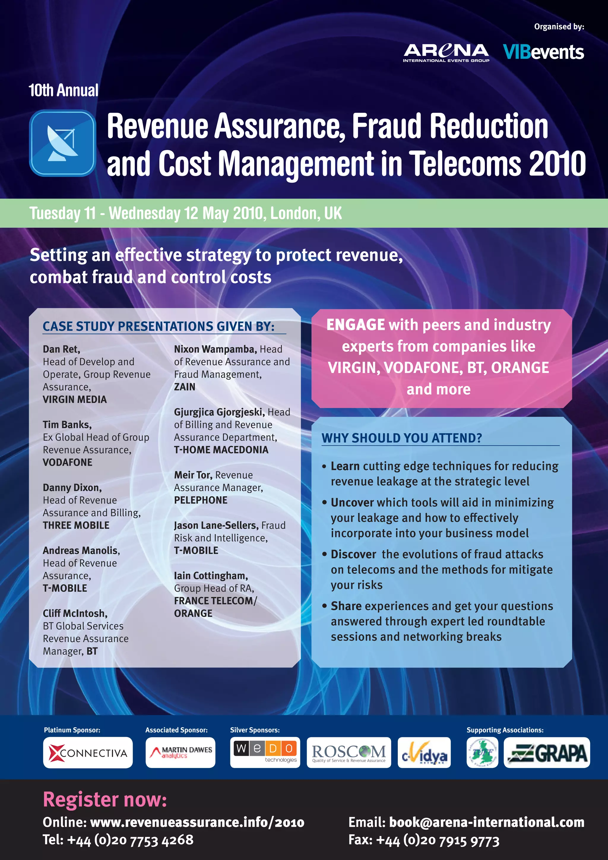 Revenue Assurance, Fraud Reduction and Cost Managment in Telecoms ...