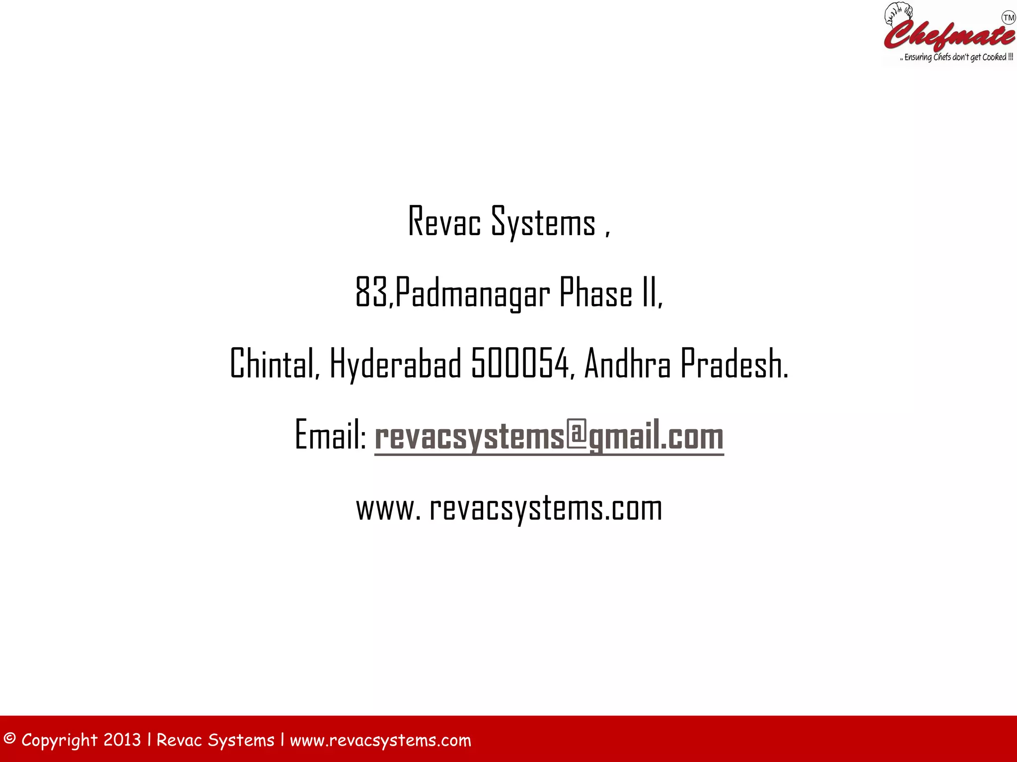 Kitchen Exhaust Hood India - Chefmate | PPTX