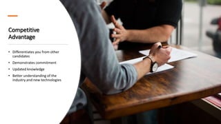 Benefits of Doing certifications | PPT