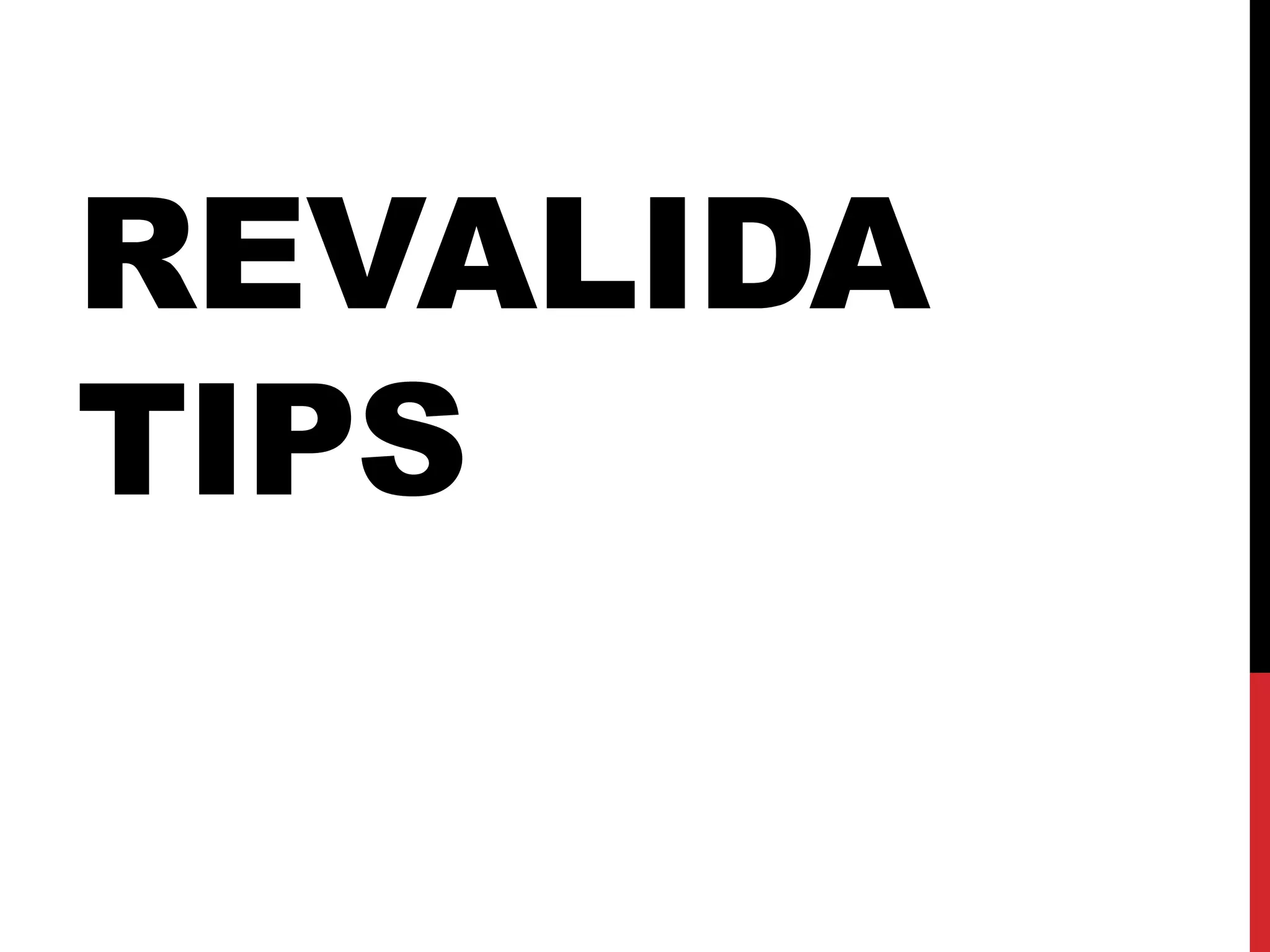 Revalida | PPTX