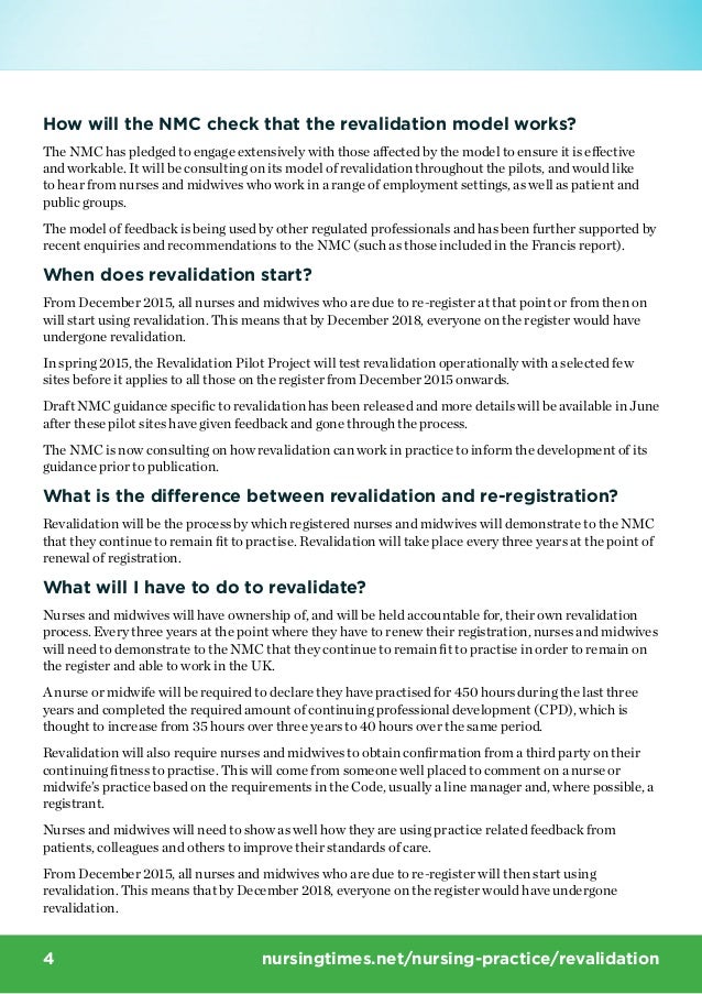 Revalidation guide
