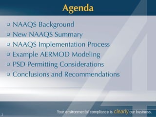 The New Era of NO2 and SO2 National Ambient Air Quality Standards | PPT