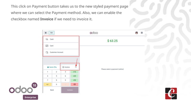 Revamped POS User Interface in Odoo 18 - Odoo Slides | PPT