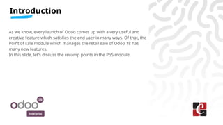 Revamped POS User Interface in Odoo 18 - Odoo Slides | PPTX