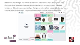 Revamped POS User Interface in Odoo 18 - Odoo Slides | PPTX