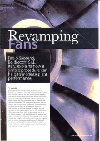 BOLDROCCHI - Revamping fans | PDF