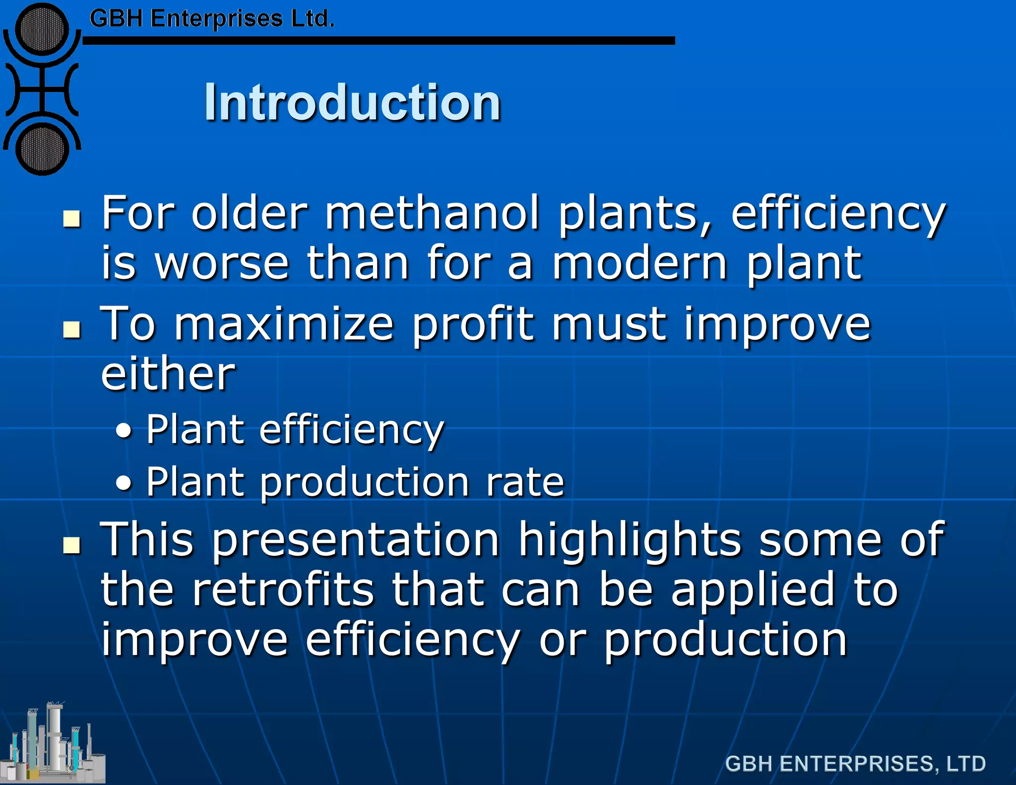 Revamps for Ageing Methanol Plants | PPT