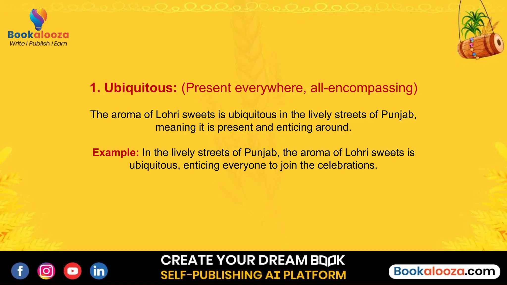 Revamp Your Language Skills Lohri 15 Fresh Vocabulary Words | PPTX