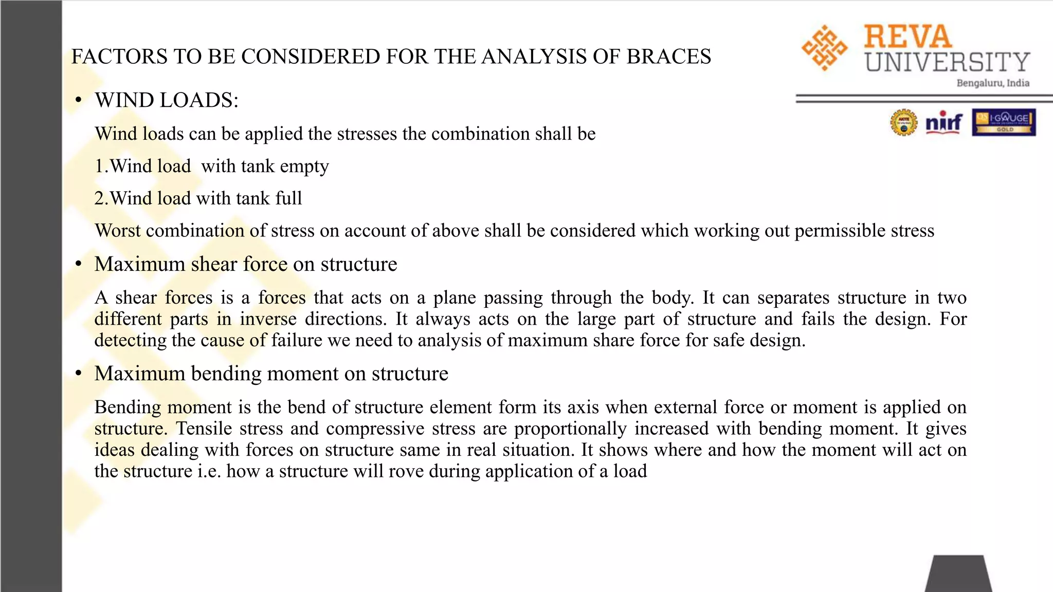 PPT ON DESIGN OF COLUMN BRACES | PPTX