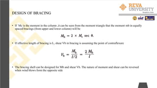 PPT ON DESIGN OF COLUMN BRACES | PPTX