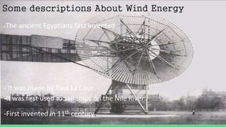 Wind Turbines or Wind Energy | PPTX