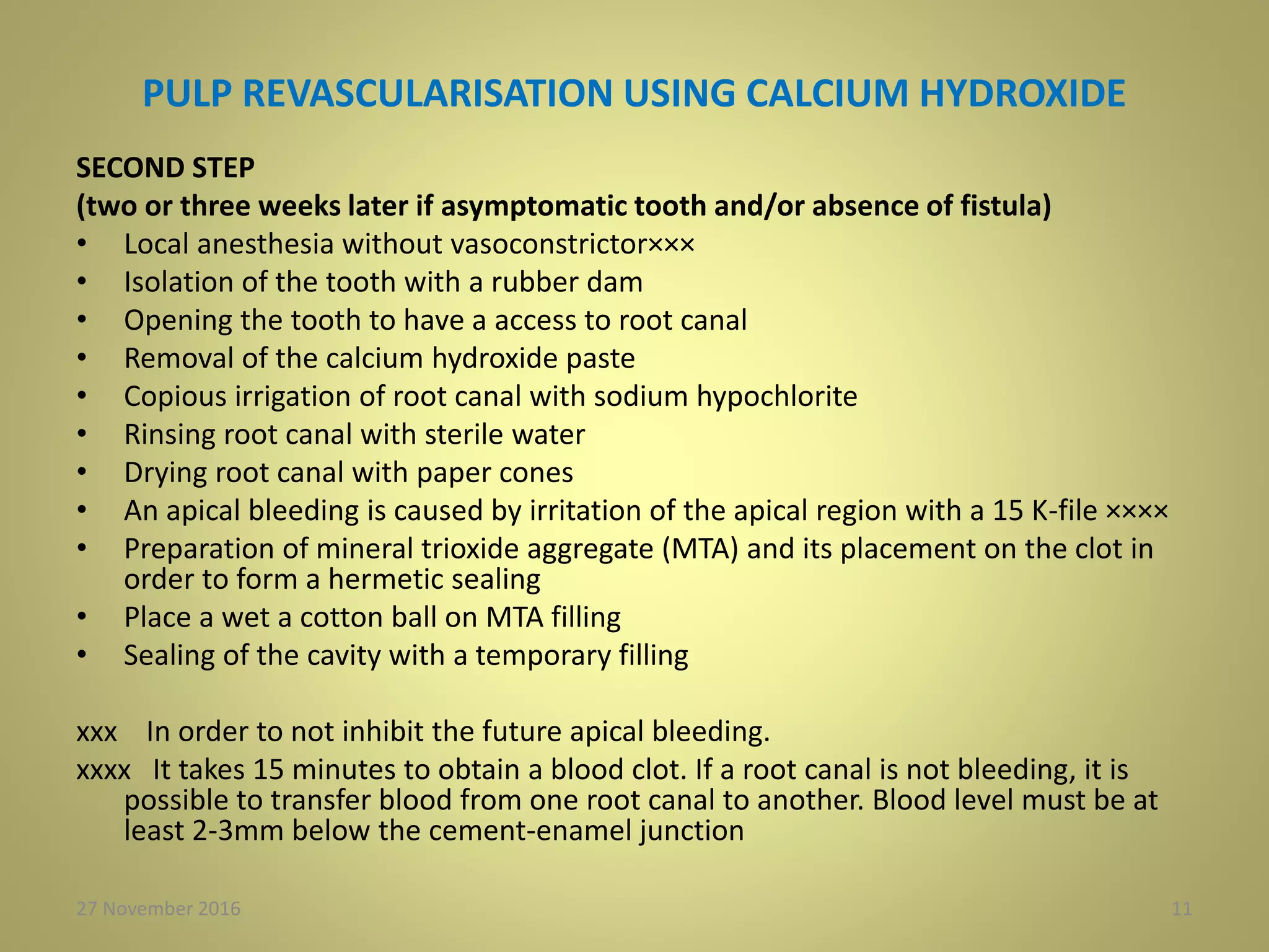 Revascularisation | PPTX