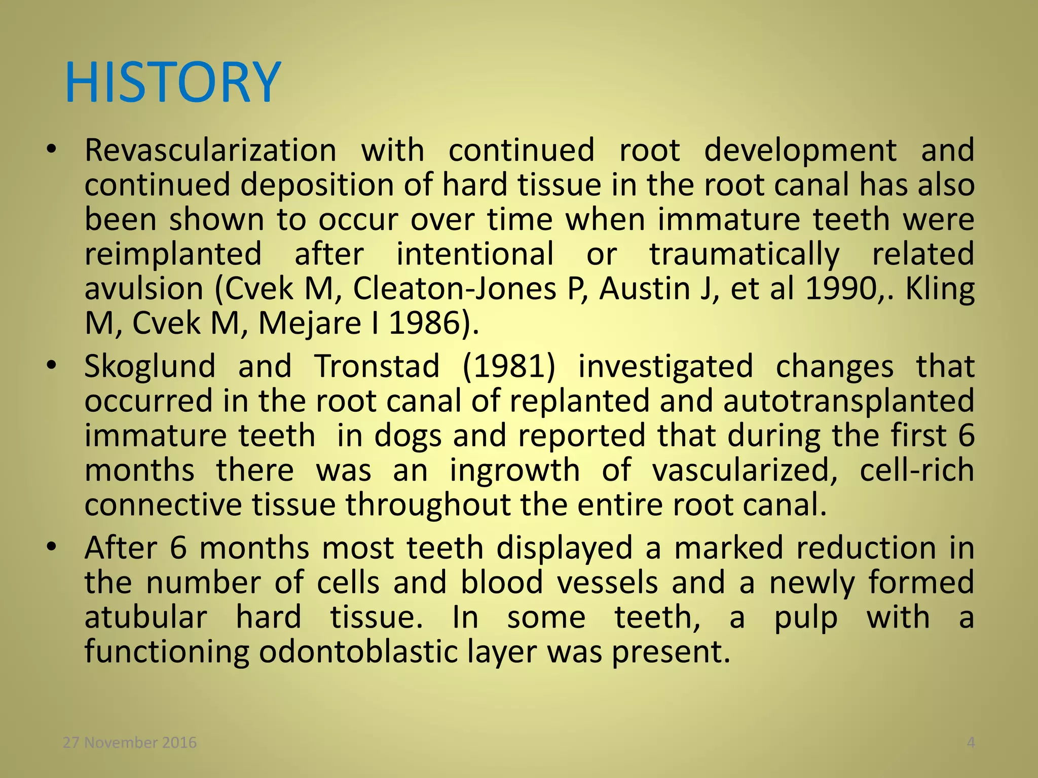 Revascularisation | PPTX