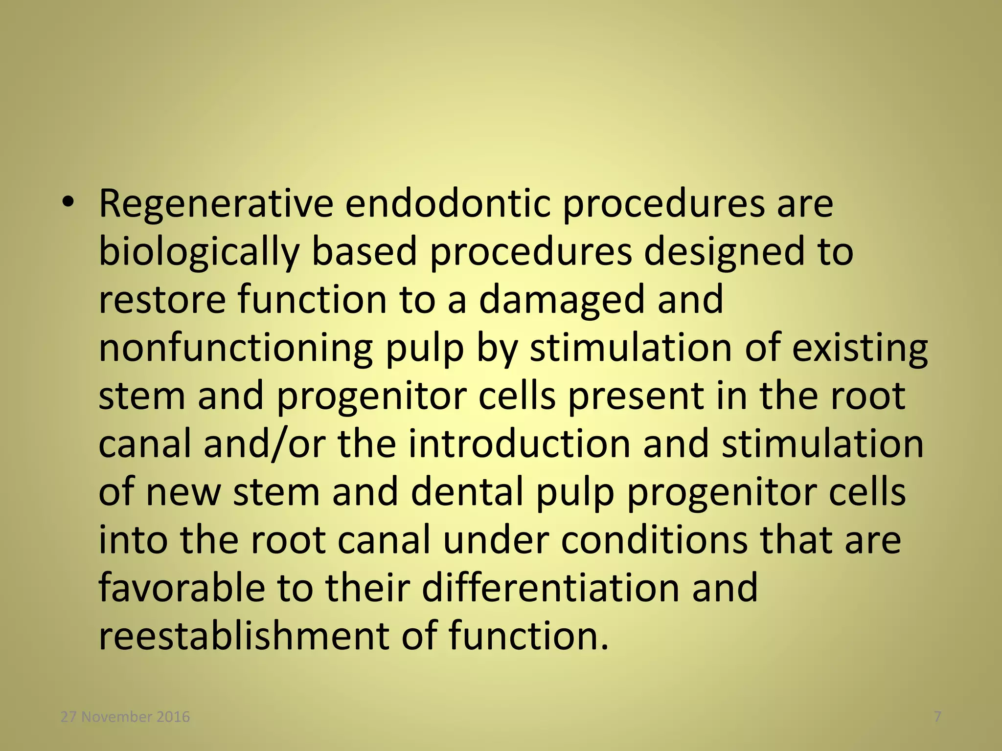 Revascularisation | PPTX | Dental Health | Diseases and Conditions