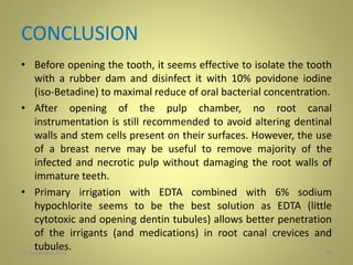 Revascularisation | PPTX | Dental Health | Diseases and Conditions