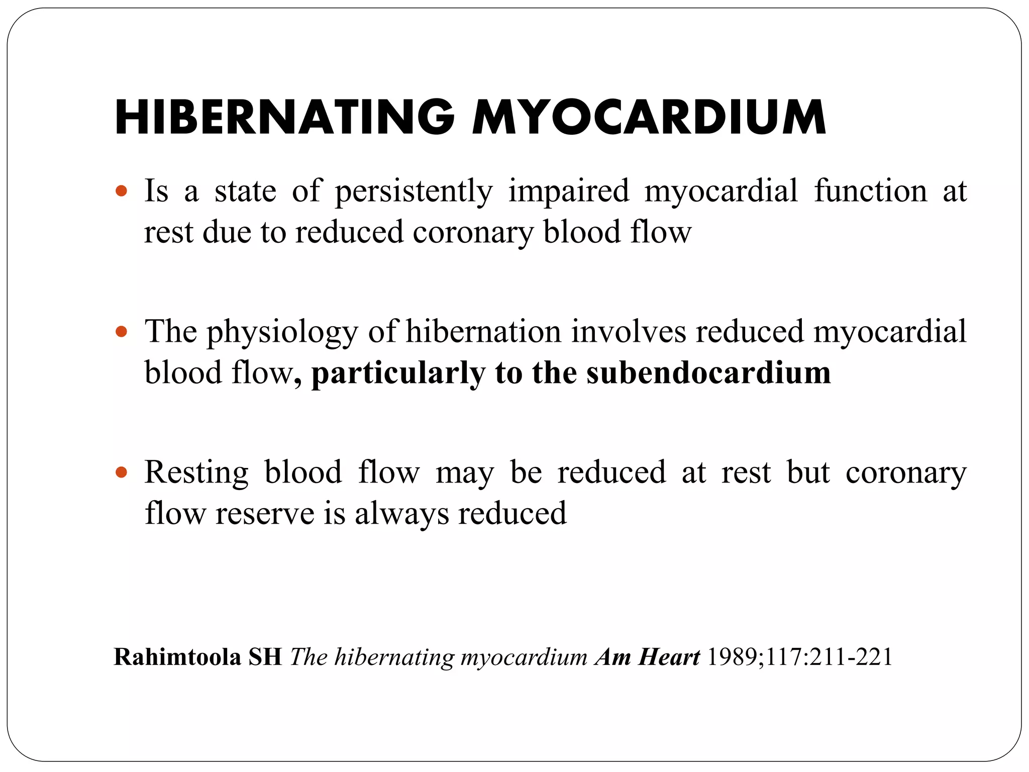 Revascularization in heart faliure seminar | PPTX