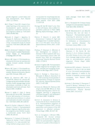 Biopsia Embrionaria Aspectos Técnicos | PDF