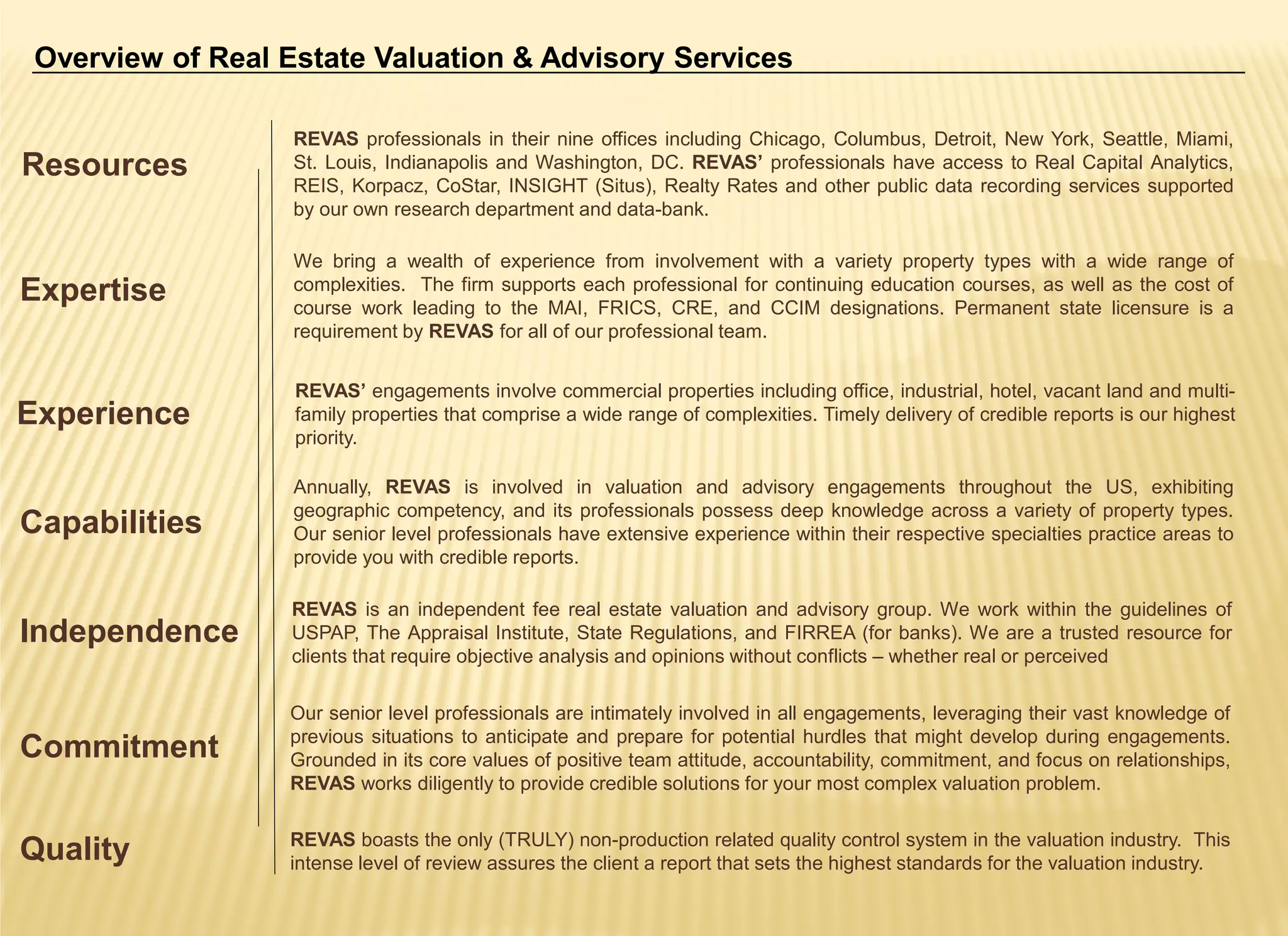 Revas Inc Brochure | PPT
