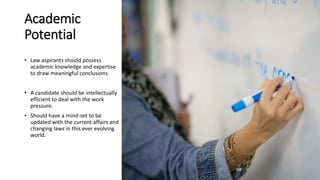 7 Skills for a Successful Law Career | PPTX