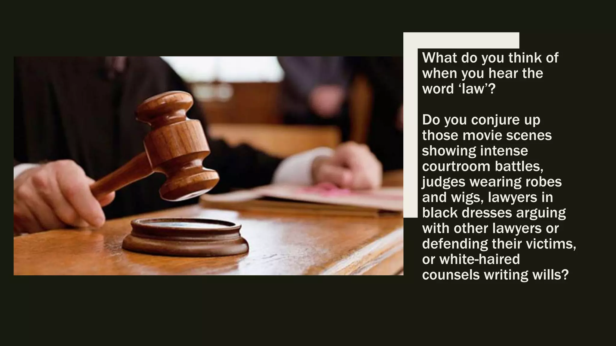 Top Career Opportunities in Law | PPTX