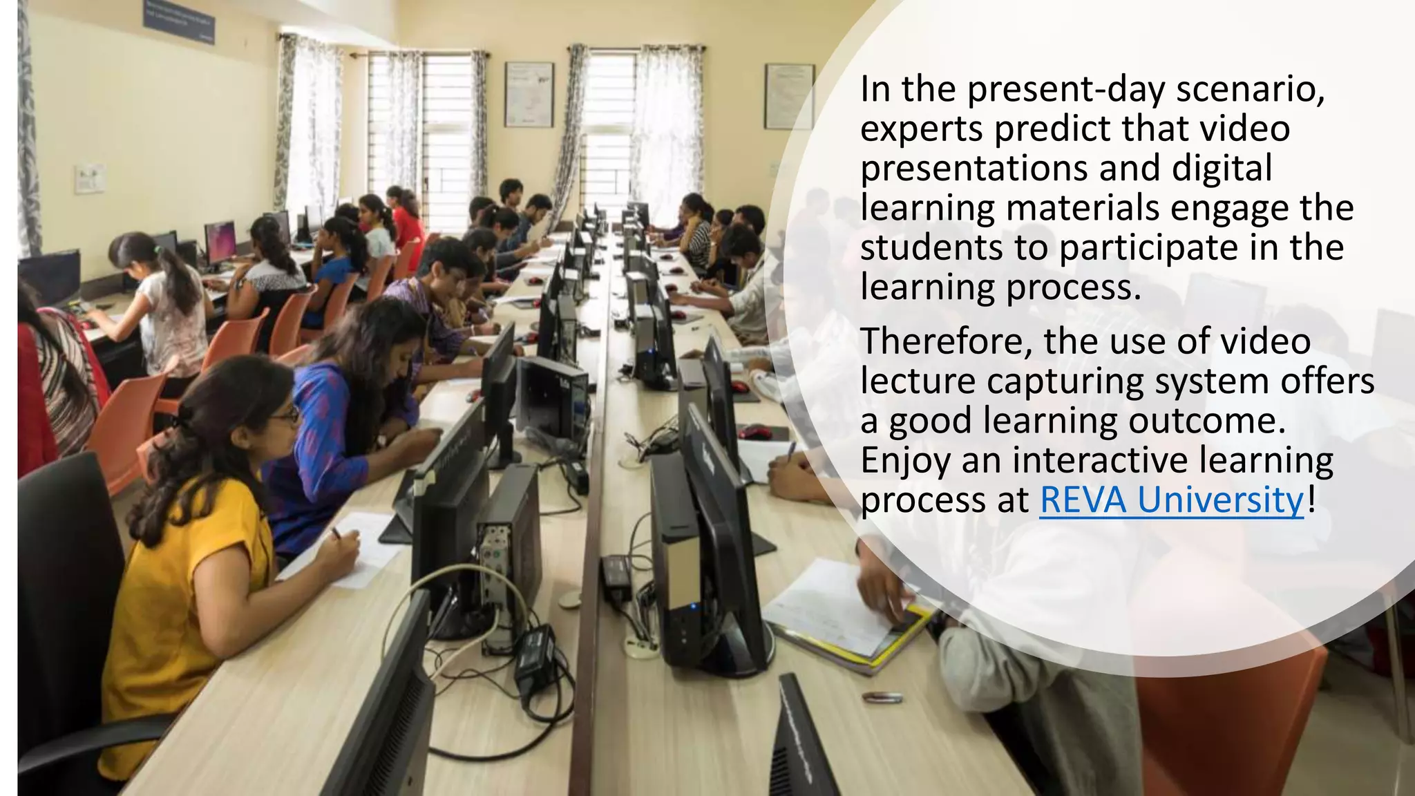 Lecture Capturing System and its Advantages | PPT
