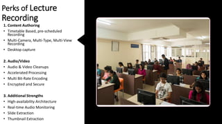 Lecture Capturing System and its Advantages | PPT