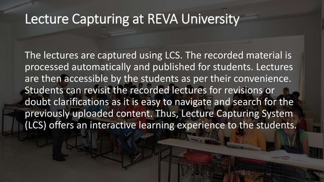 Lecture Capturing System and its Advantages | PPT