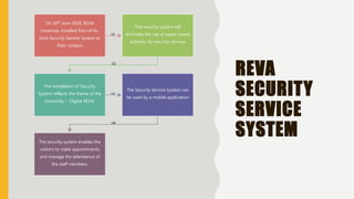 Technology Adopted at REVA University | PPT