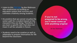 Importance of Creativity and Innovation in Academics | PPTX