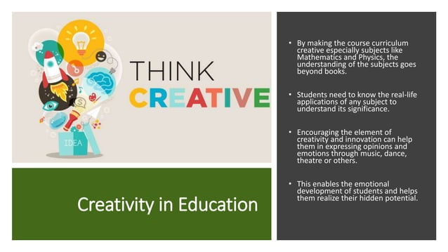 Importance of Creativity and Innovation in Academics | PPTX