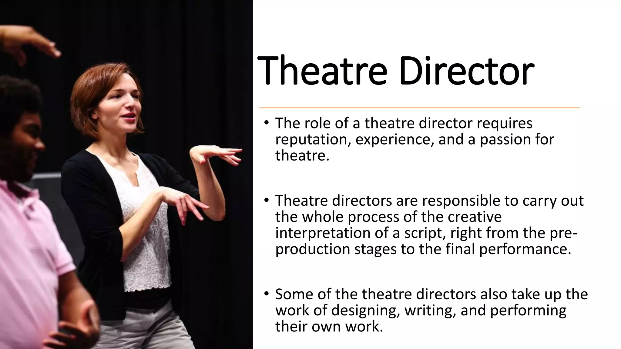 Discover Various Career Opportunities in Performing Arts | PPTX