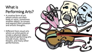 Discover Various Career Opportunities in Performing Arts | PPTX