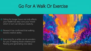 How to boost your creativity | PPTX