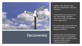 The 4 Key Traits of Leadership | PPTX