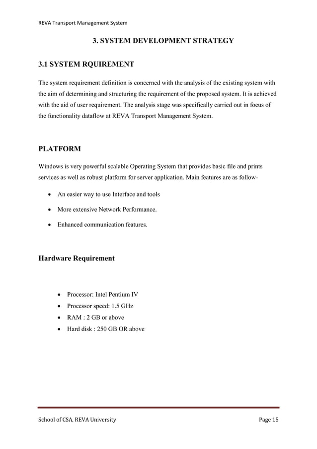 University/College Transport management system Documentation | PDF | Computing | Technology ...