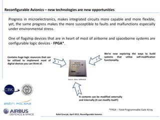 Reconfigurable Avionics overview | PPTX