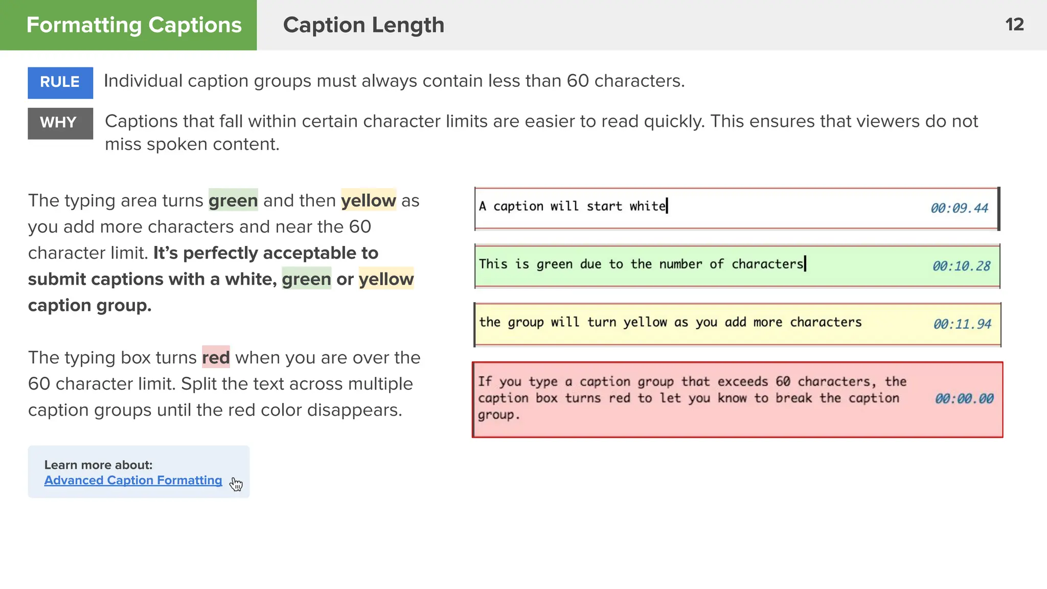 The Rev Captioning Style Guide for beginners. | PPT