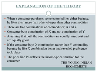 Revealed preference theory | PPTX