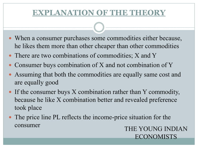 Revealed preference theory | PPTX