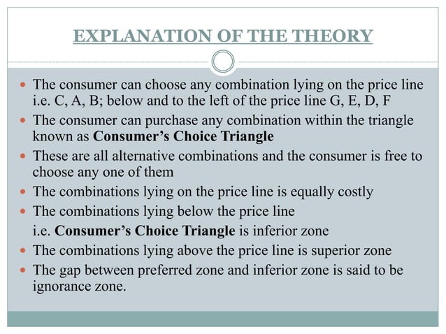 Revealed preference theory | PPTX