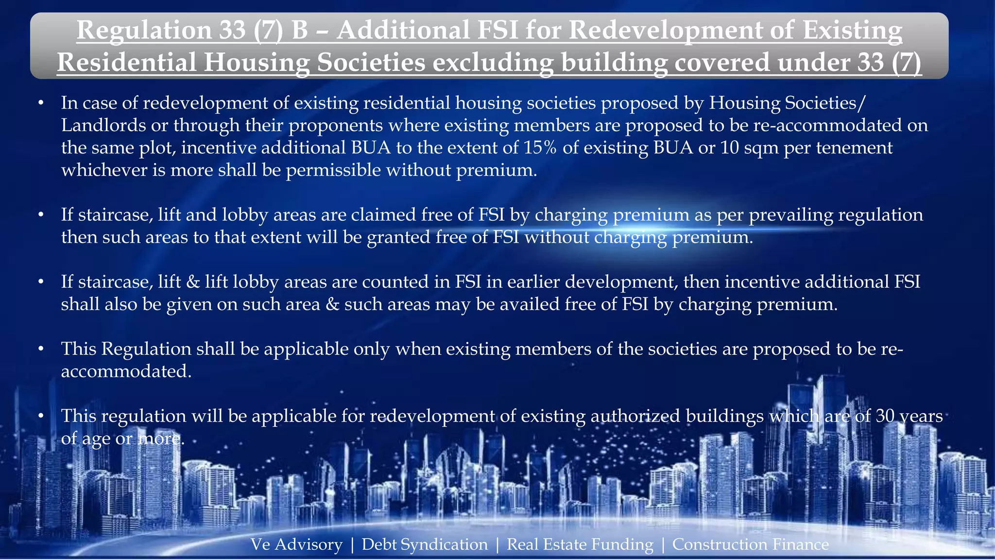 DCPR 2034 - Changing Landscape of Mumbai Real Estate | PPTX