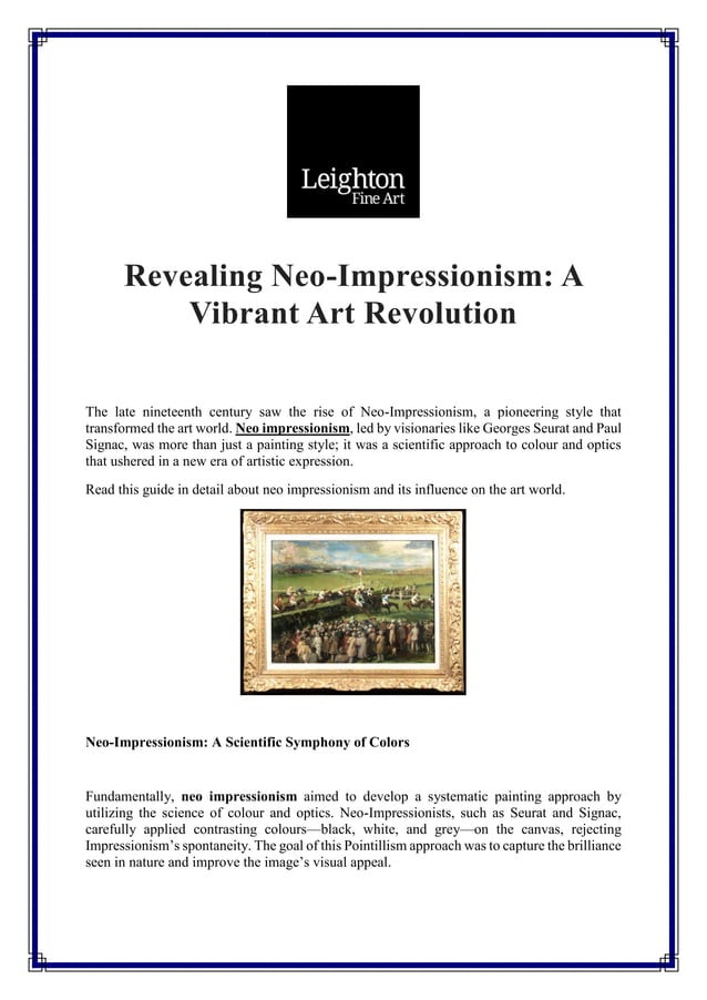Revealing Neo-Impressionism A Vibrant Art Revolution.pdf