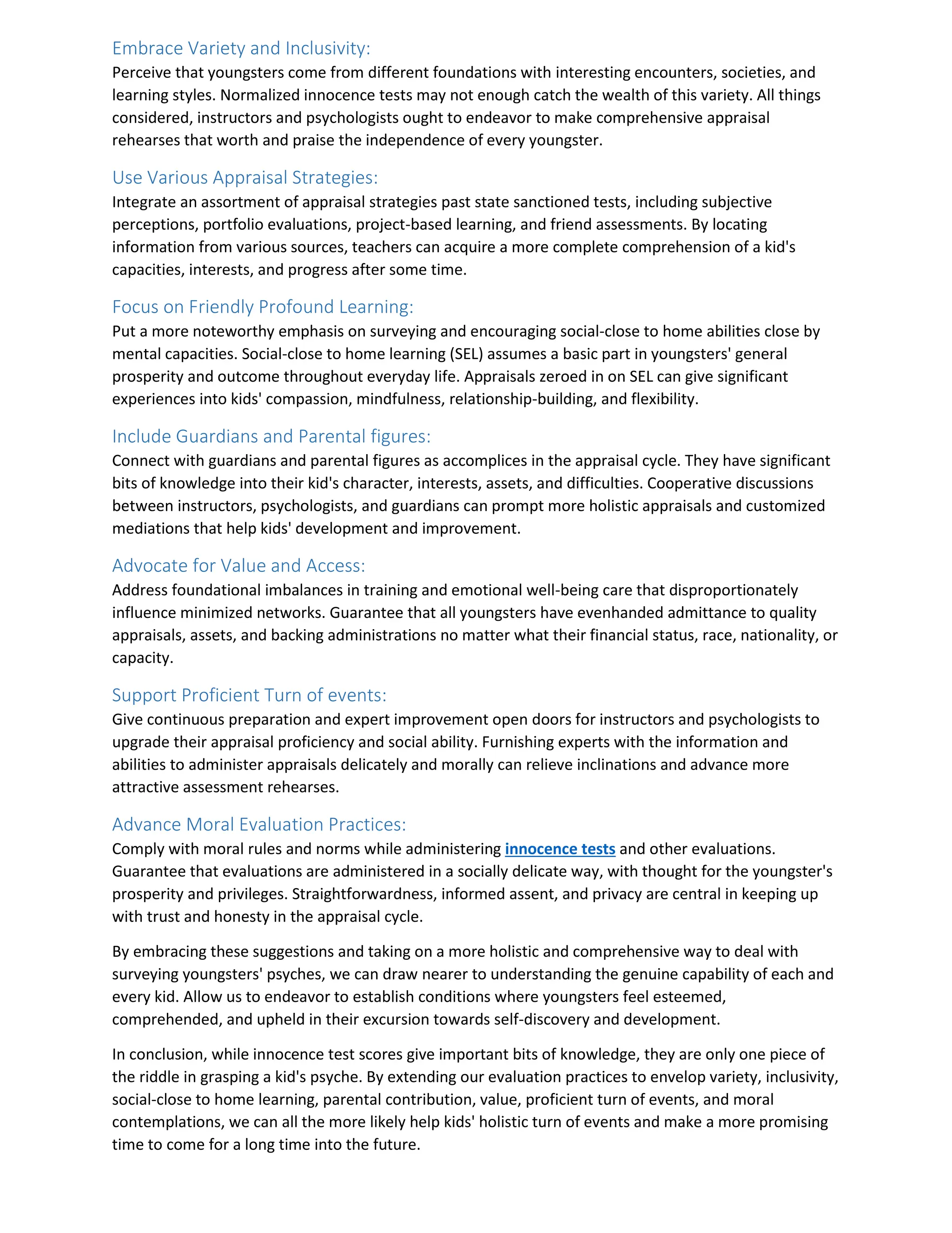 Revealing the Fact of the matter Are Innocence Test Scores a Genuine ...